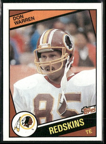 1984 Topps Don Warren #392 Washington Redskins | eBay