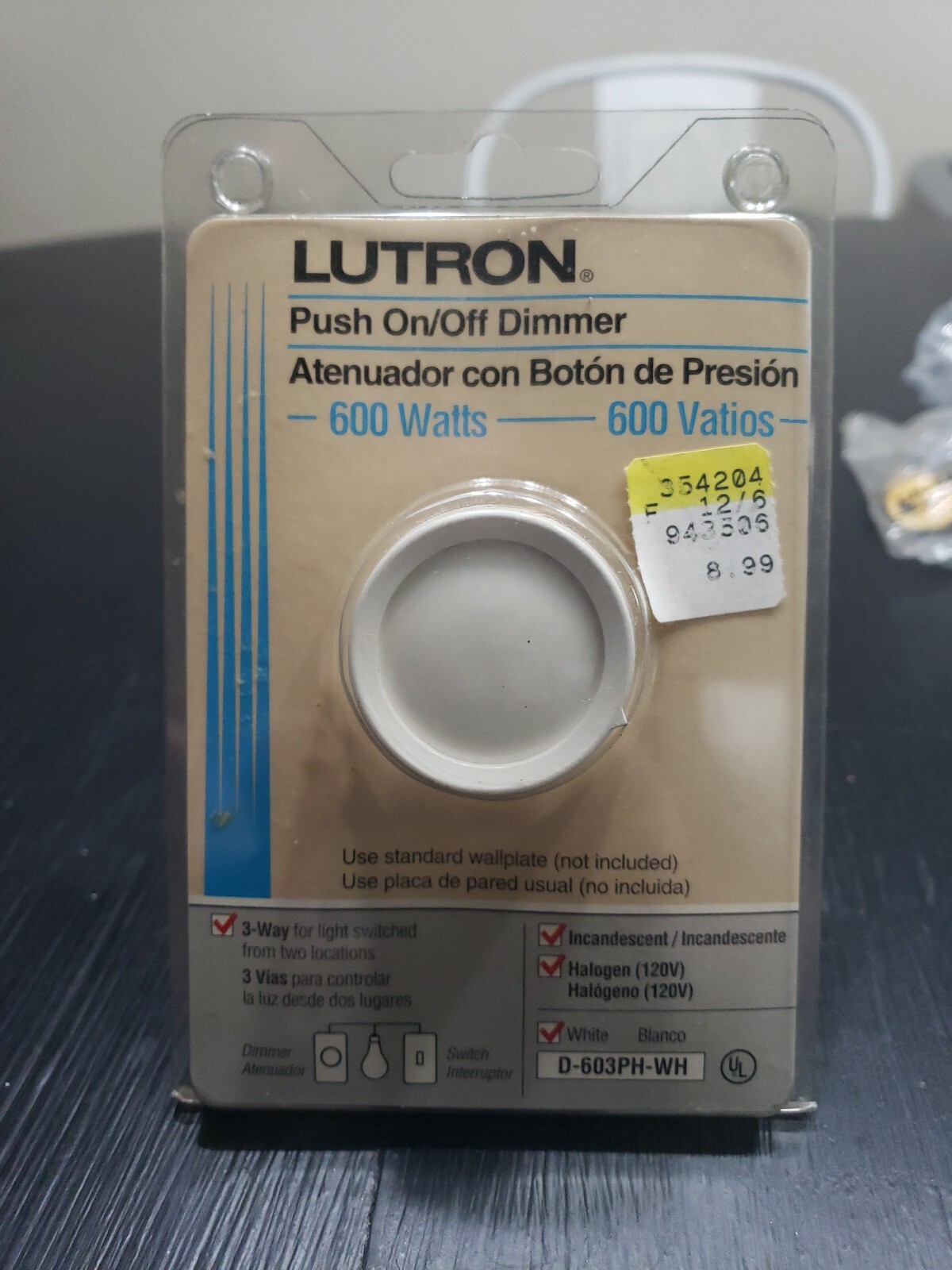 Lutron Push On/off 3 Way Rotary Dimmer Switch T4 for sale online | eBay