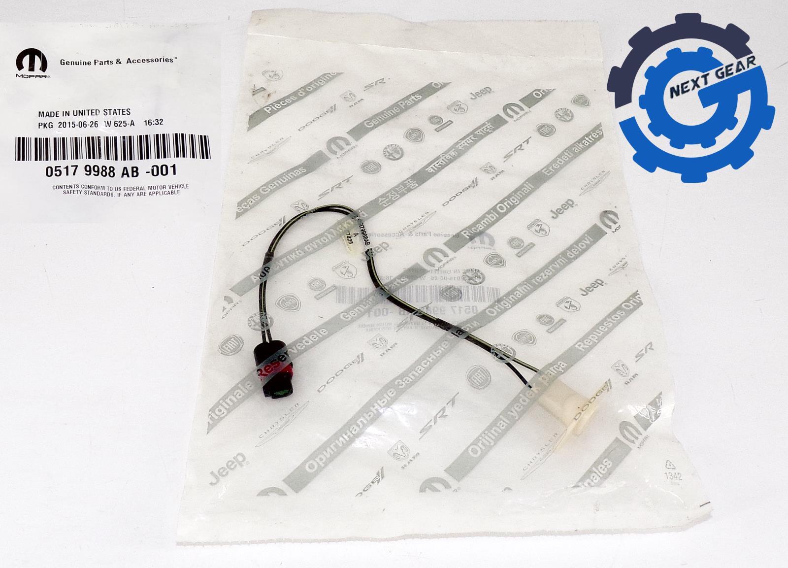 License Plate Light Wiring Harness-Base, VIN: W Mopar 05179988AB for ...