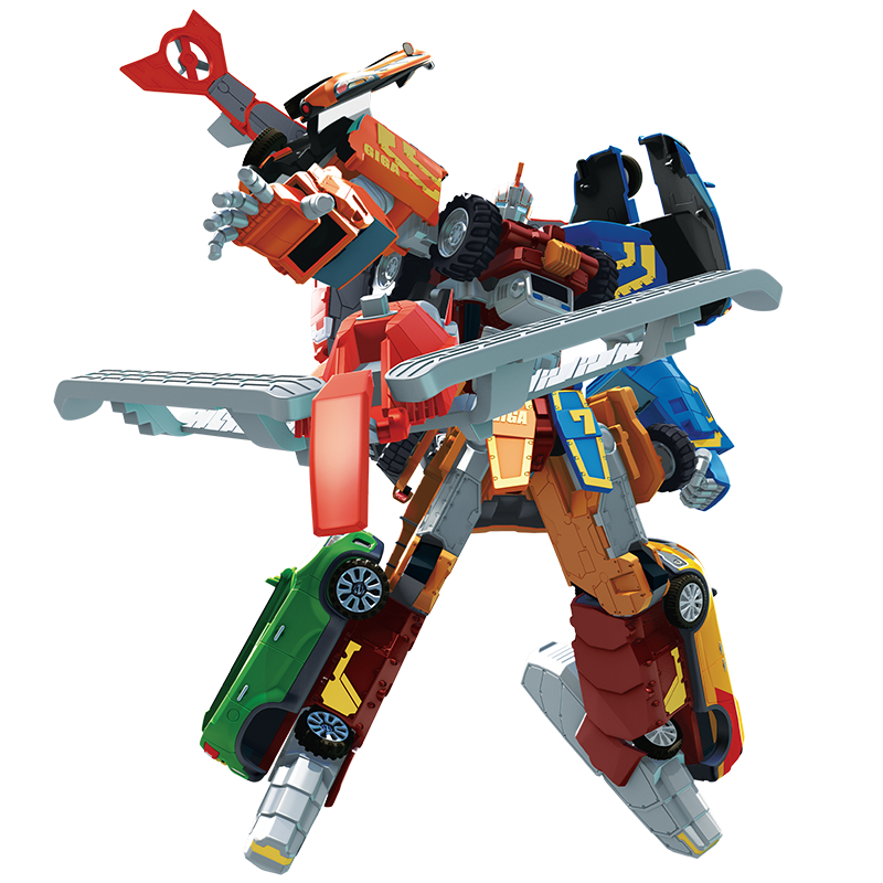 Tobot X Y Z D V K T Combiner Robot GIGA 7 Figure Integration Boy Toy ...