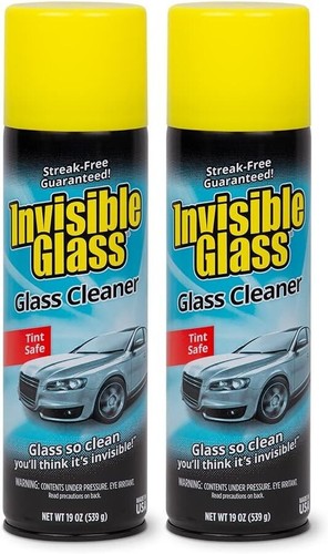 New Stoner Invisible Glass Automotive Glass Cleaner, 19 oz (Pack of 2 ...