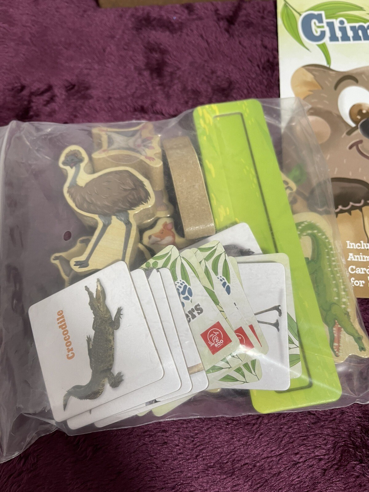 Climbing Critters Board Game Kids Childrens Puzzle Matching 1-4 Players ...