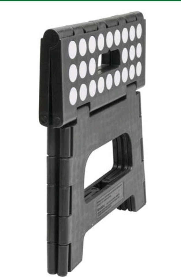 Kikkerland Rhino II Step Stool, Black Brand New Folding Stool | eBay