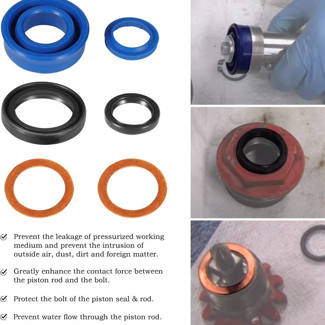 AM200F Upgraded Hydraulic Floor Jack Seals Repair Kit For Matco Floor ...