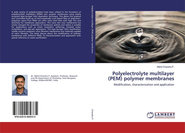 Polyelectrolyte Multilayer (Pem) Polymer Membranes von Nikhil Chandra P. (2019, Taschenbuch ...