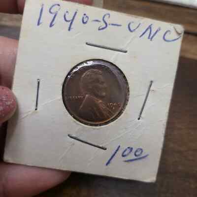 Rare 1940 Lincoln Wheat Penny No Mint Mark Very Rare Coin Collection ...