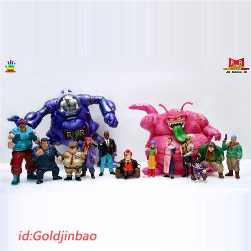 JacksDo Red Ribbon Army Full Set 1-8 General Blue Colonel Violet In ...