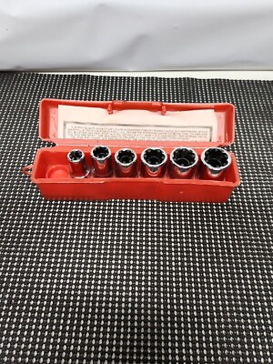 Vintage Metek Tool 3/8" Drive Grip Socket Set missing 1 (Grip-Tite) | eBay