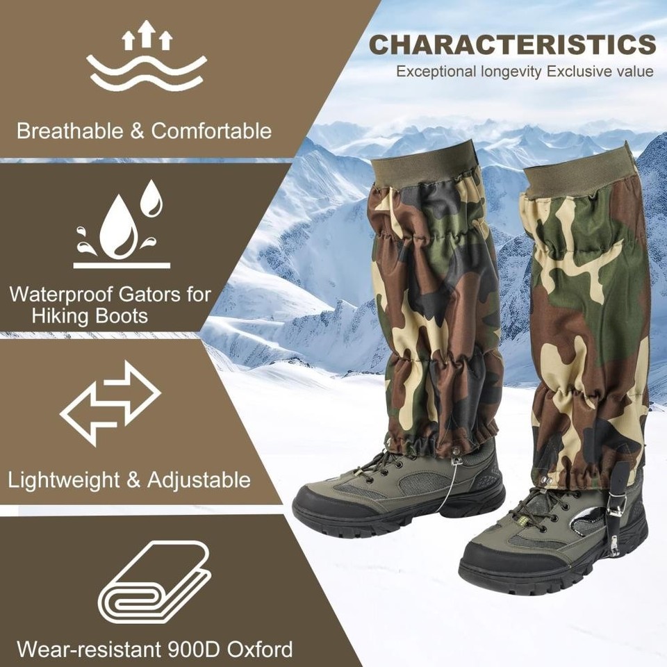 Adjustable Snake Gaiters for Men Women Snake Bite Protection Chaps ...