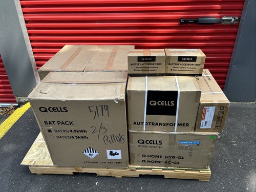 Q Cells 13.5kWh Hybrid Solar Inverter with 3x 4.5kWh Lithium Battery ...