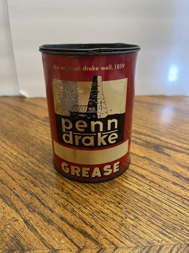 Vintage 1950s Rare Penn Drake Grease Oil Can Karns City PA | eBay