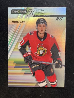 20-21 UD Synergy Hockey RC Rookie FXR-JN Josh Norris /749 | eBay