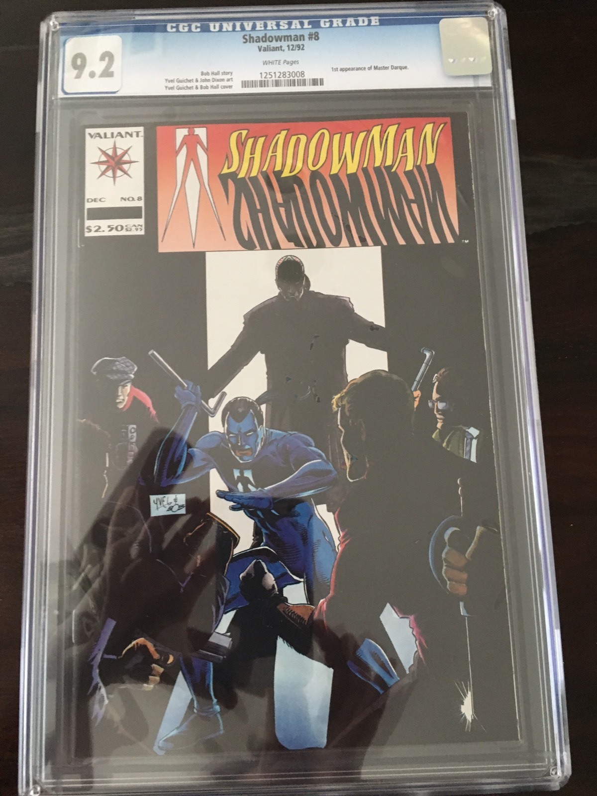 Shadowman 8 cgc 9.2 white pages 1st appearance of Master Darque | eBay