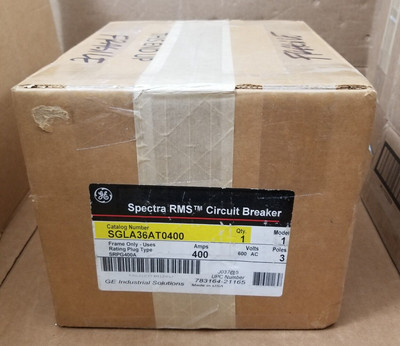 Surplus NEW SGLA36AT0400 GE SPECTRA RMS 400 Amp Circuit Breaker | eBay