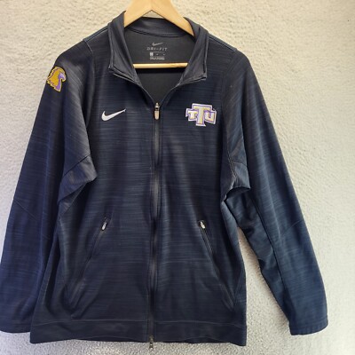 Nike Tennessee Tech Golden Eagles Sweater Mens Medium Black Full Zip ...