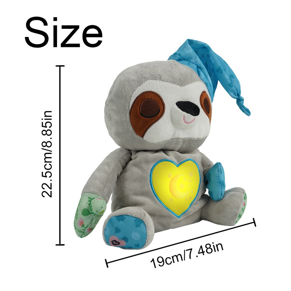 Sloth Baby Sleep and Playmate Sloth Musical Stuffed Plush Toy Boys ...