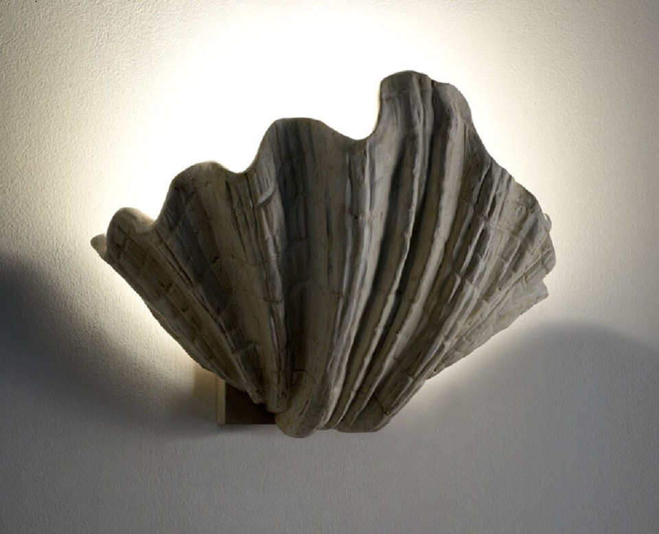 Sea Shell Wall Light Sconces Coastal Nautical Beach Modern ~ Set Of 2 ...