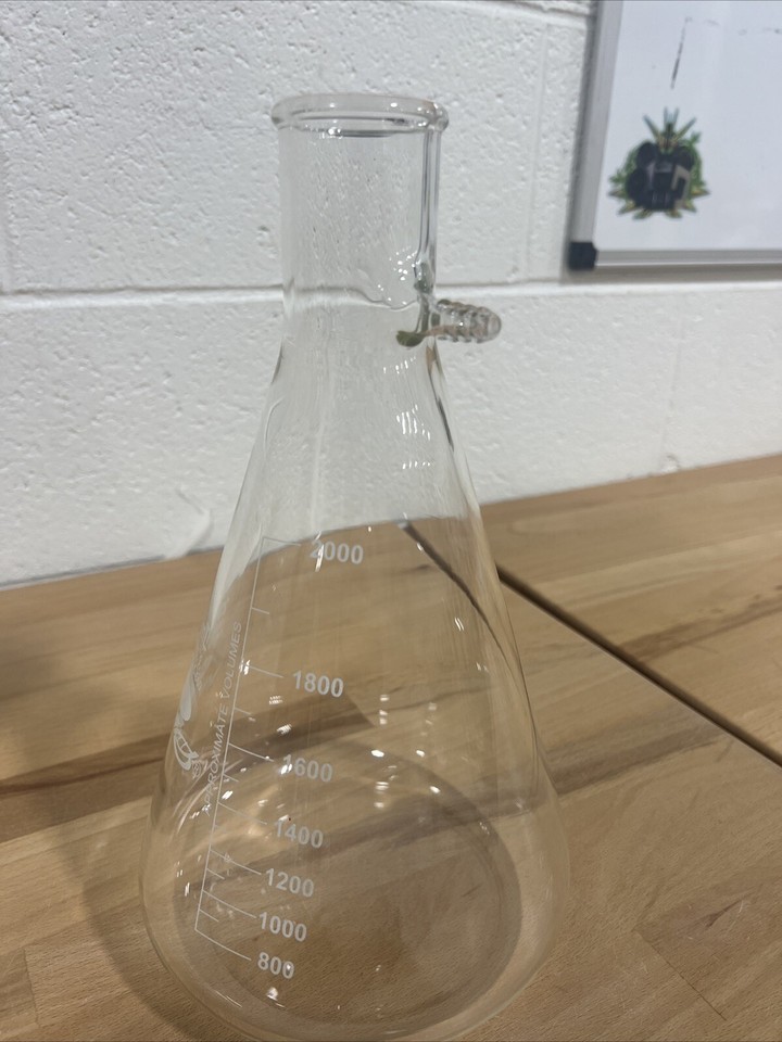 VWR 2000mL Heavy Wall Filtering Flask With Sidearm Tubulation 10545-860 ...