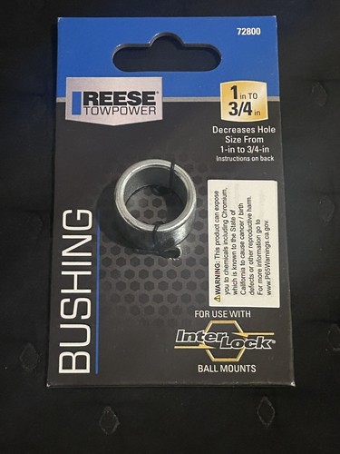 Reese Tow power #72800 Hitch Ball Bushing Reducer 1" to 3/4" New ...