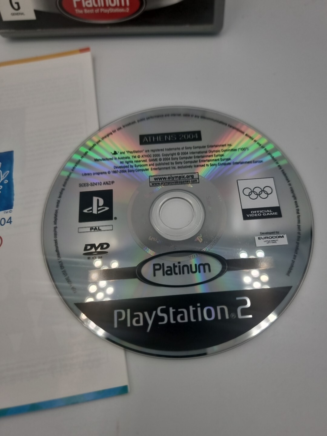 Athens 2004 Sony PlayStation 2 PS2 Game PAL Free Postage Olympics ...