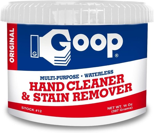 Goop Multi-Purpose Hand Cleaner- Waterless Hand Degreaser, Laundry ...