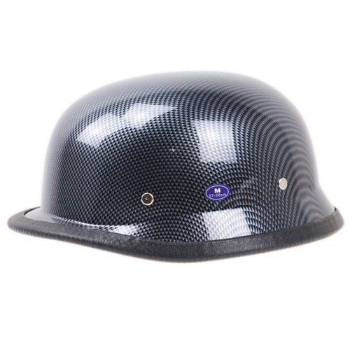 DOT Vintage Motorcycle Half Helmet Skull Cap Scooter Chopper Helmet ...