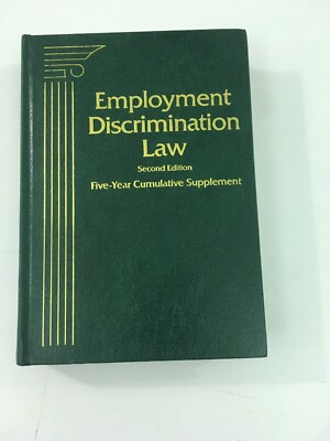 Employment Discrimination Law - David Cathcart (1989, Hardcover ...