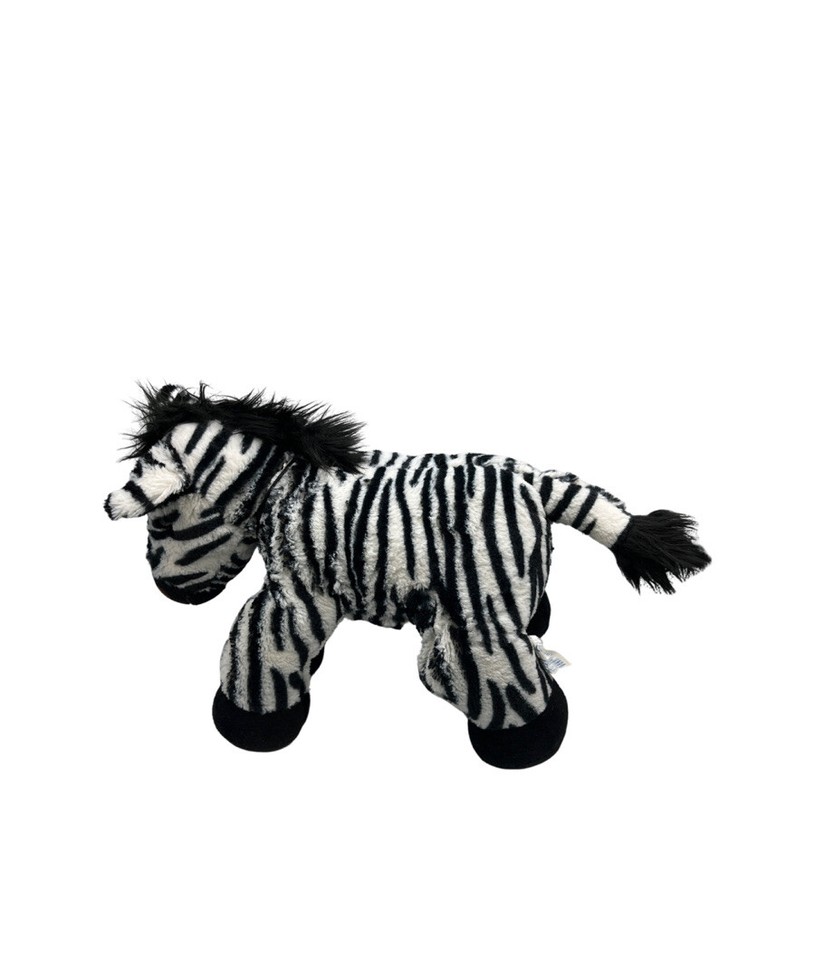 Build a Bear Zebra World Wildlife Fund Plush 13” Tshirt Mini Zebra ...