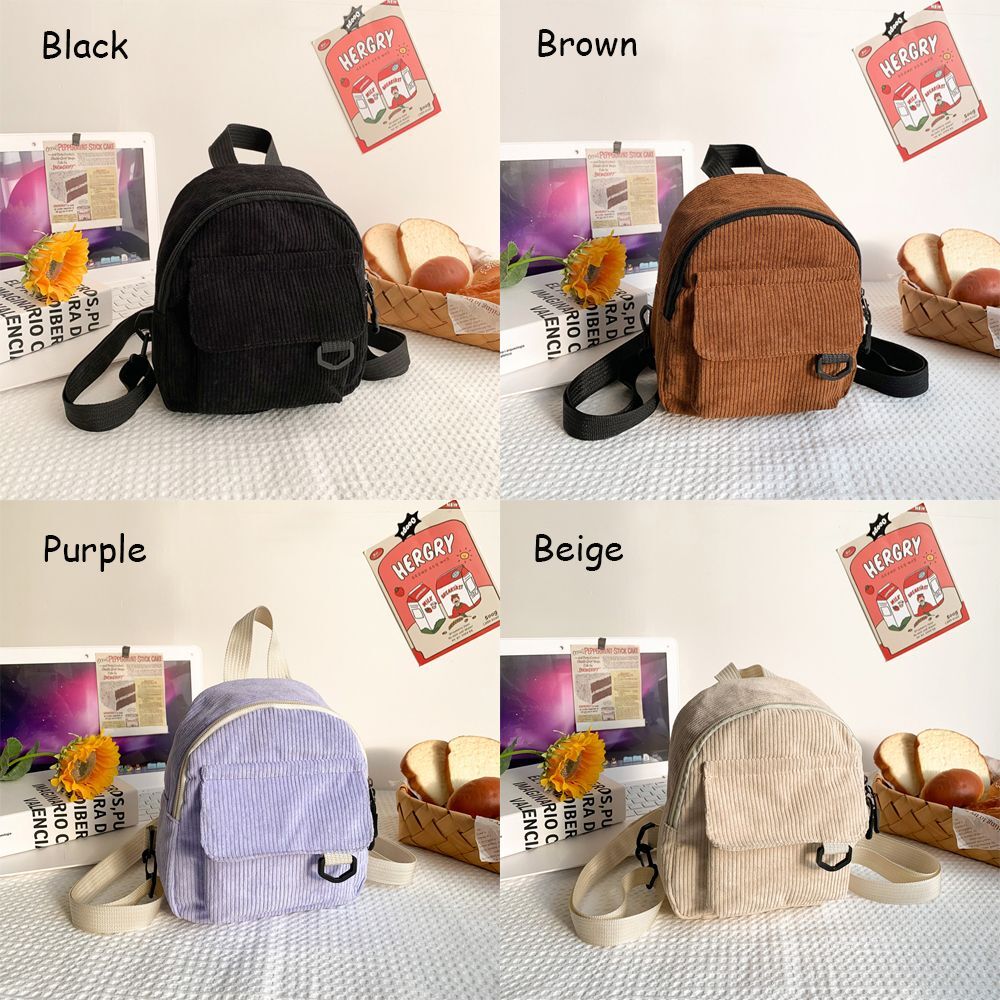 Simple Traveling Small Backpacks Student Bookbags Handbags Women Mini ...