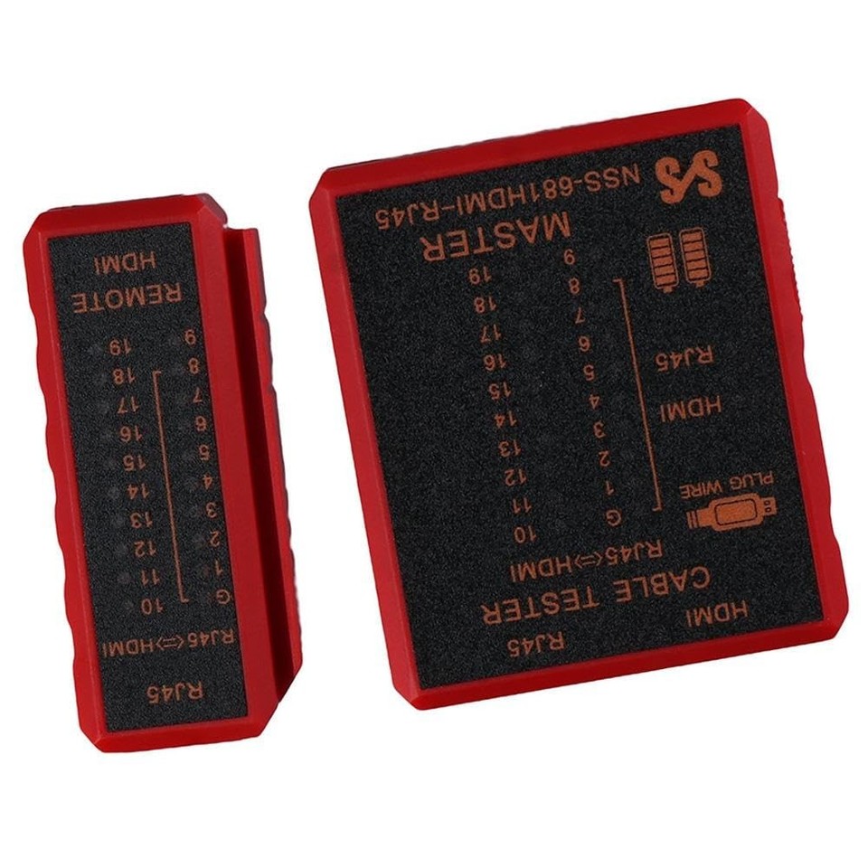 Digital Network Cable Tester for RJ11/RJ12/RJ45, High Definition HDMI ...