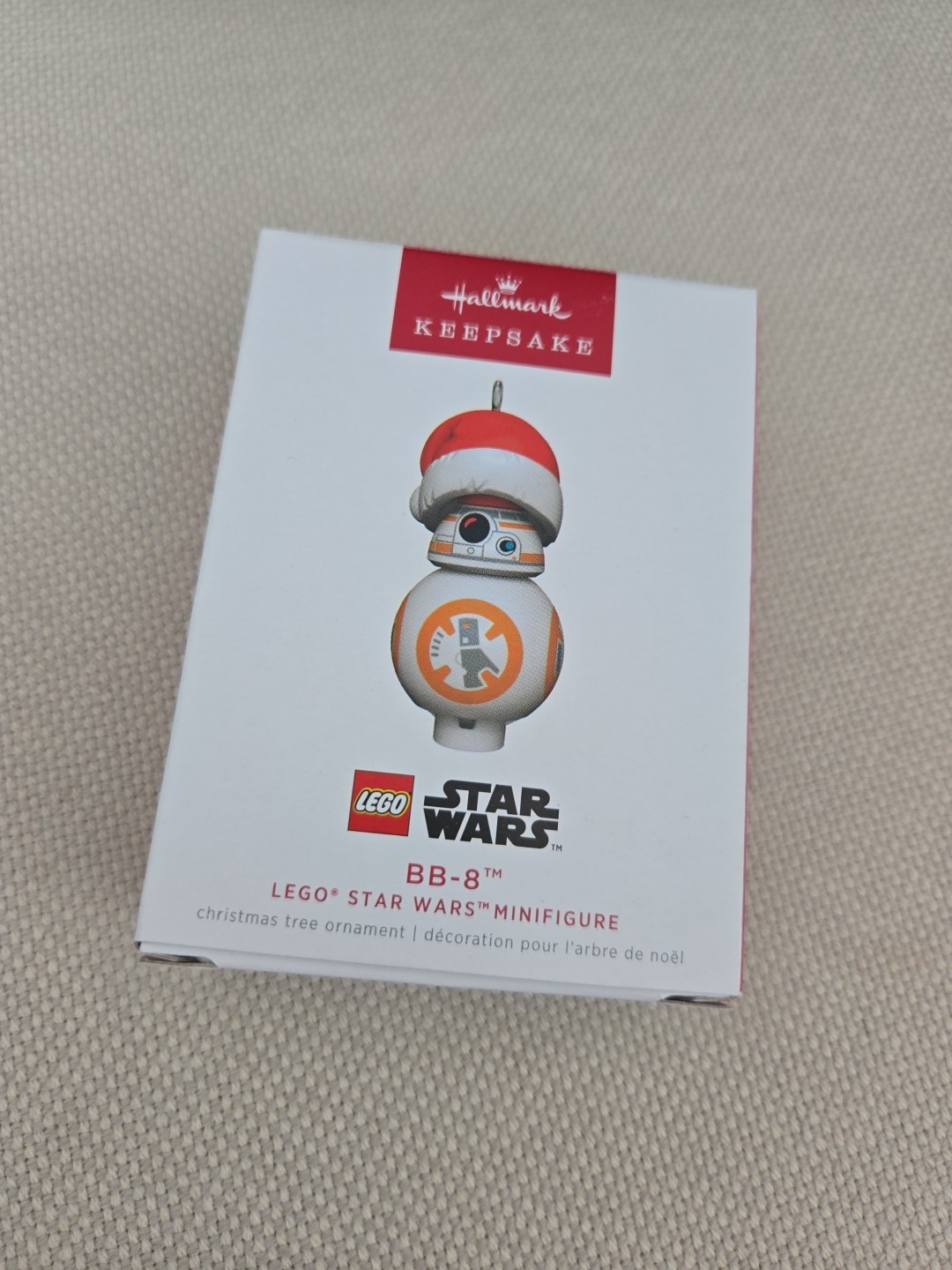 Hallmark Keepsake LEGO STAR WARS BB-8 Minifigure Christmas Ornament NEW ...