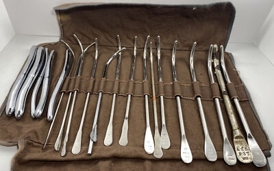 Vintage Set 20 Uterine Dilator Stainless Steel Aloe Hallam Dittmar Betz ...