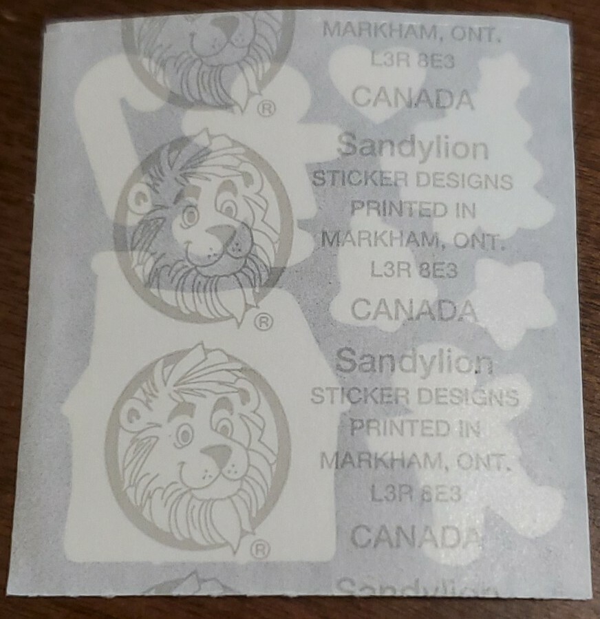 Vintage Sandylion sticker mod, Gingerbread boy & girl cookies ...