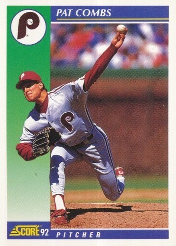 #106 PHILADELPHIA PHILLIES # PAT COMBS # BASEBALL CARD SCORE NFL '92 | eBay