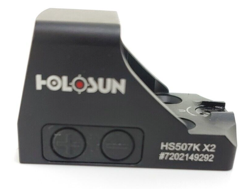 Holosun HS507K X2 Open Reflex Multi Reticle 2 MOA Red Dot Sight For RMS ...
