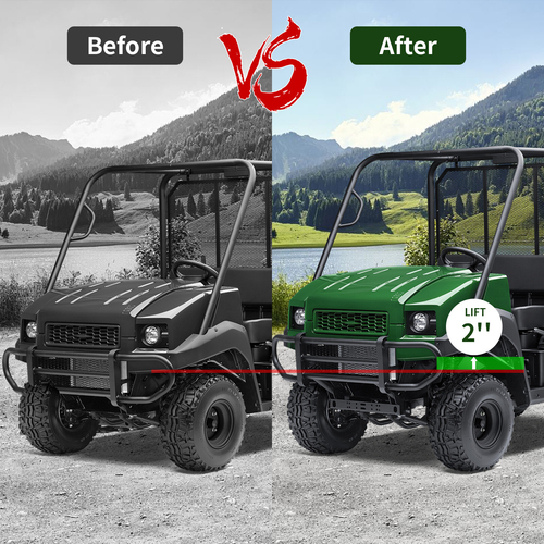 2x Front Lift / Leveling Spacer Kit For Kawasaki Mule 2510 4010 4000 ...