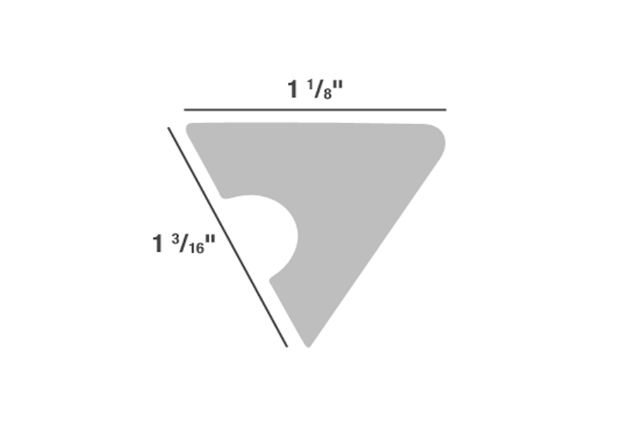 K66 Rubber Bumpers Replacement Pool Table Rail Cushions Set of 6 - 8 ...