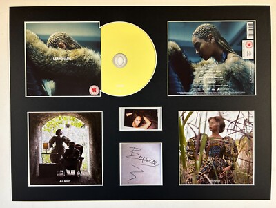 BEYONCE - Signed Autographed - LEMONADE - Album Display Deluxe | eBay