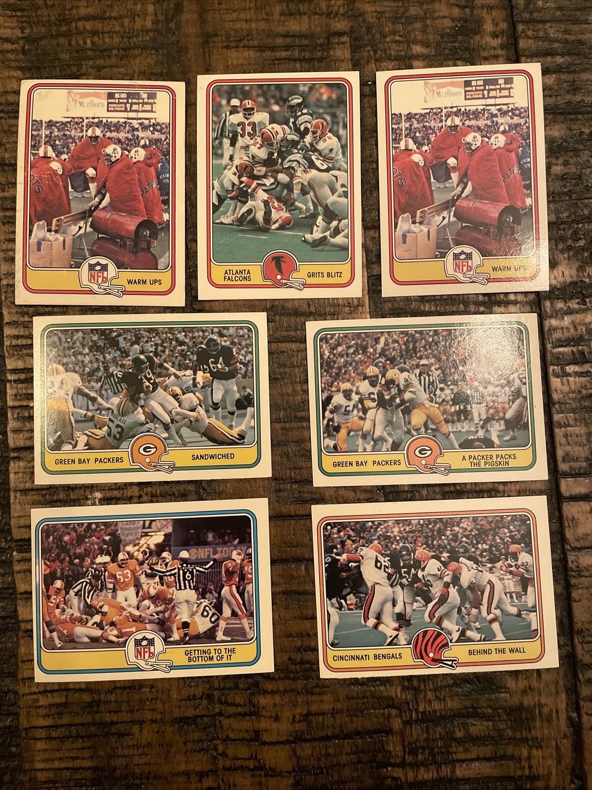 1981 Fleer NFL Teams in Action (24 card lot) NM | eBay