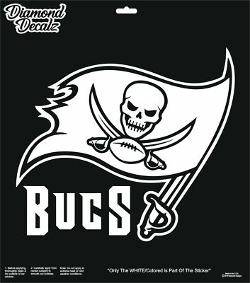 Tampa Bay Buccaneers Vinyl Decal Bucs Flag Car SUV Truck Window NFL ...