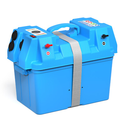 Redodo Group 24-27 Trolling Motor Battery Box Waterproof Case with DC ...