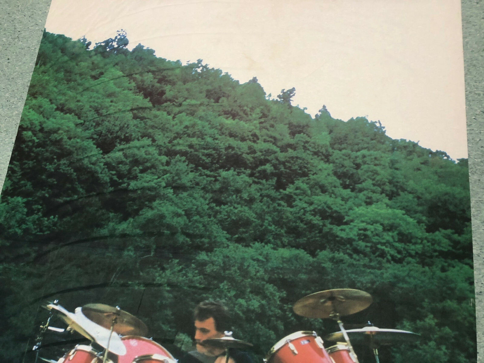 Neil Peart Tama RUSH Promotional Hanging Cloth Banner 1982 with top ...