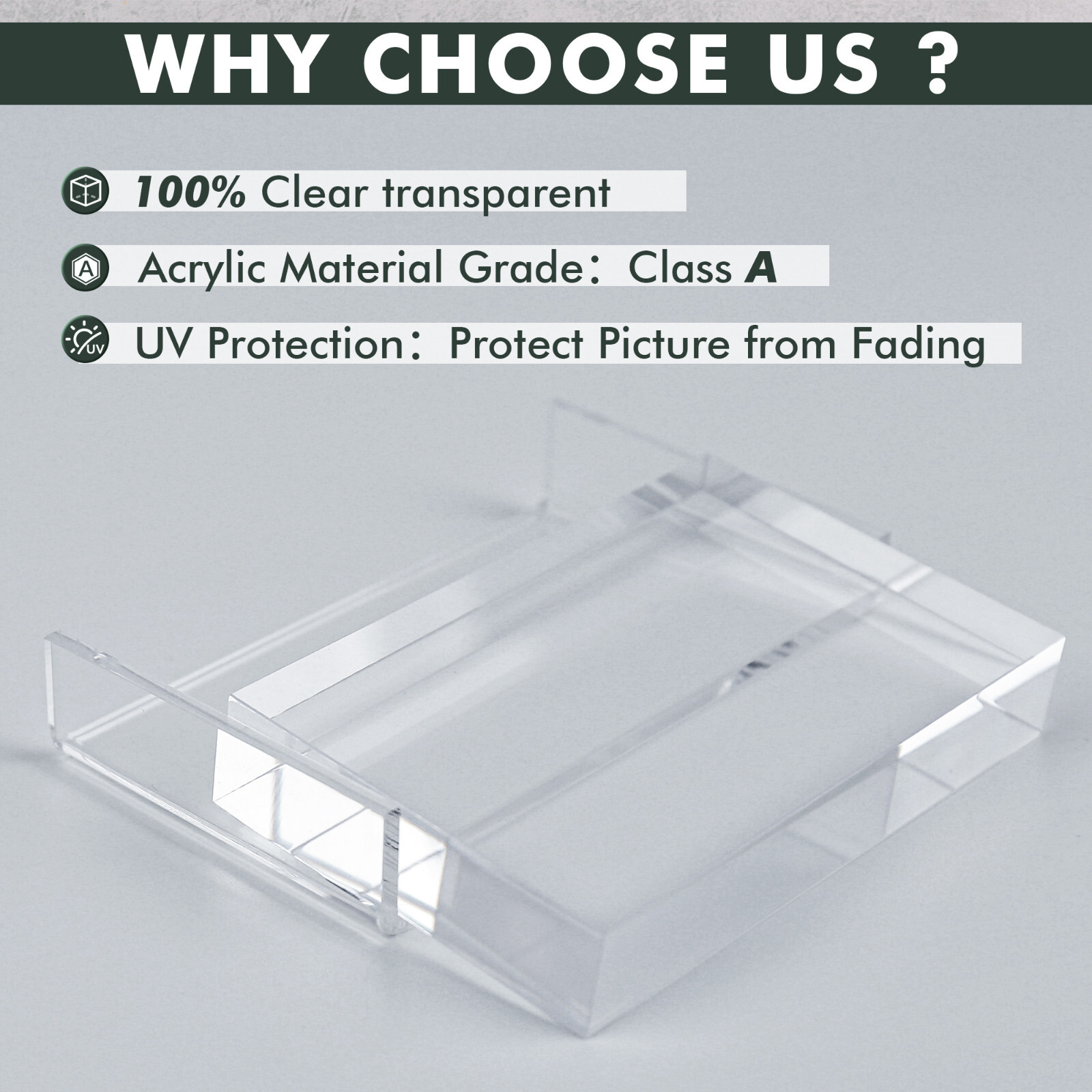 KOALA Photo Frame Clear Acrylic Picture Frame for 4x6 5x7 8x10 2x3 ...