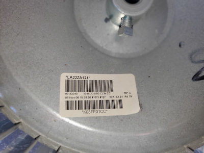 Carrier LA22ZA121 furnace Blower Wheel 10X8X1/2 Cw Cc OEM | eBay