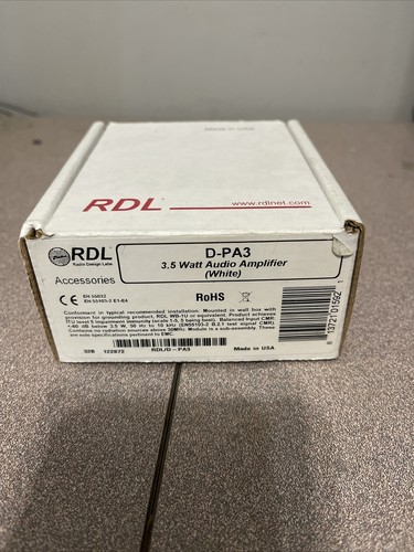 RDL 3.5 watt audio amplifier (White) Radio Design Labs | eBay