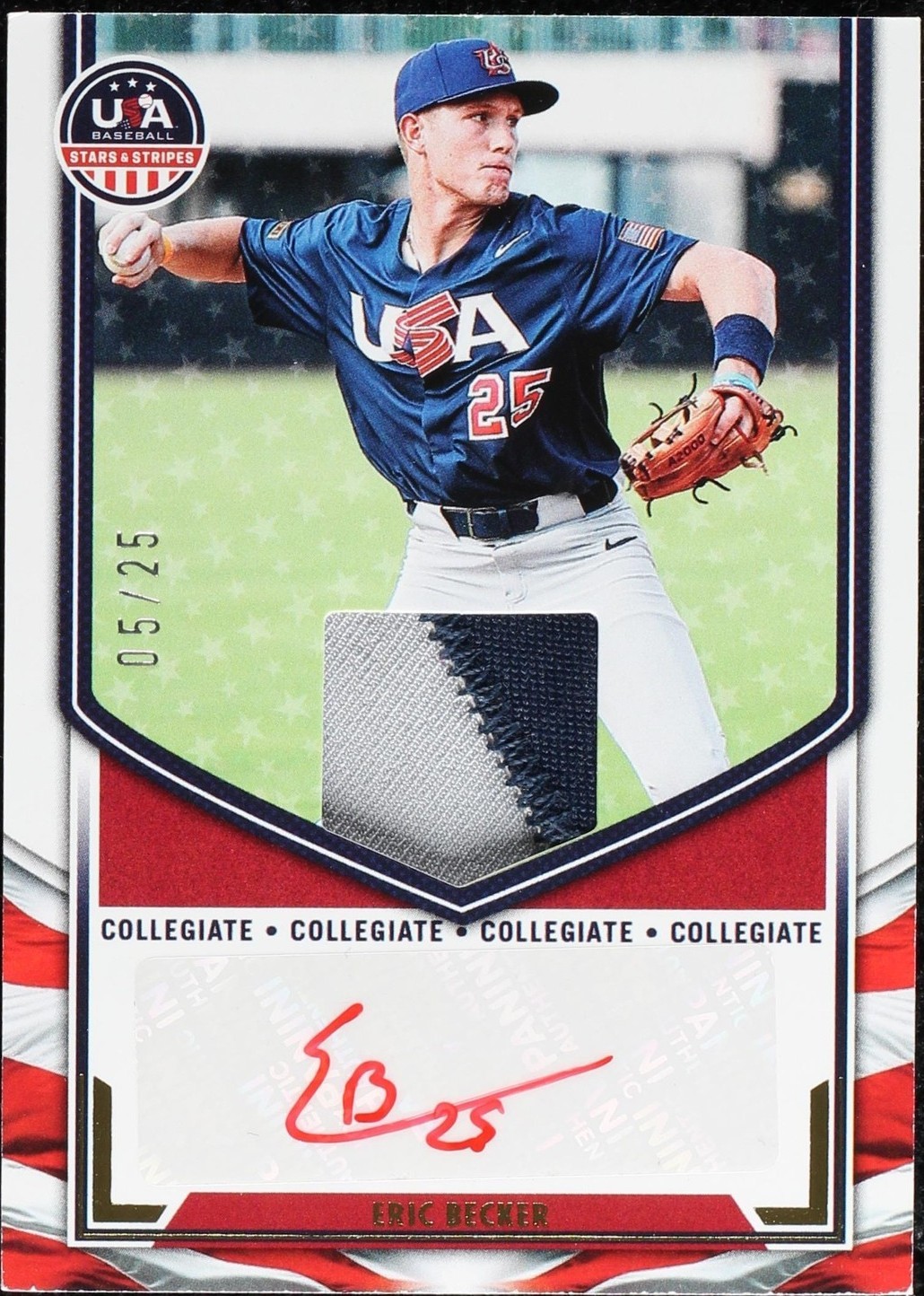 2025 Panini Stars and Stripes - Collegiate National Team Signatures ...