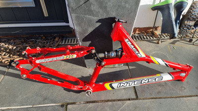 RARE 2002 INTENSE TRACER FRAME TEAM RED RETRO BIKE MTB FOX FLOAT RP23 ...
