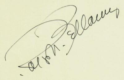 "The Awful Truth" Ralph Bellamy Hand Signed 3X5 Card COA | eBay