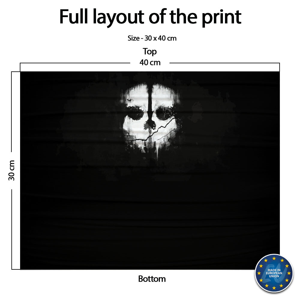 Cod Ghost Face Paint