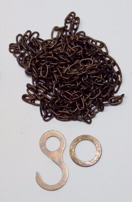 Cuckoo Clock Chain ANTIQUE FINISH BRASS Fits Regula 25 35 70 NEW 61 ...